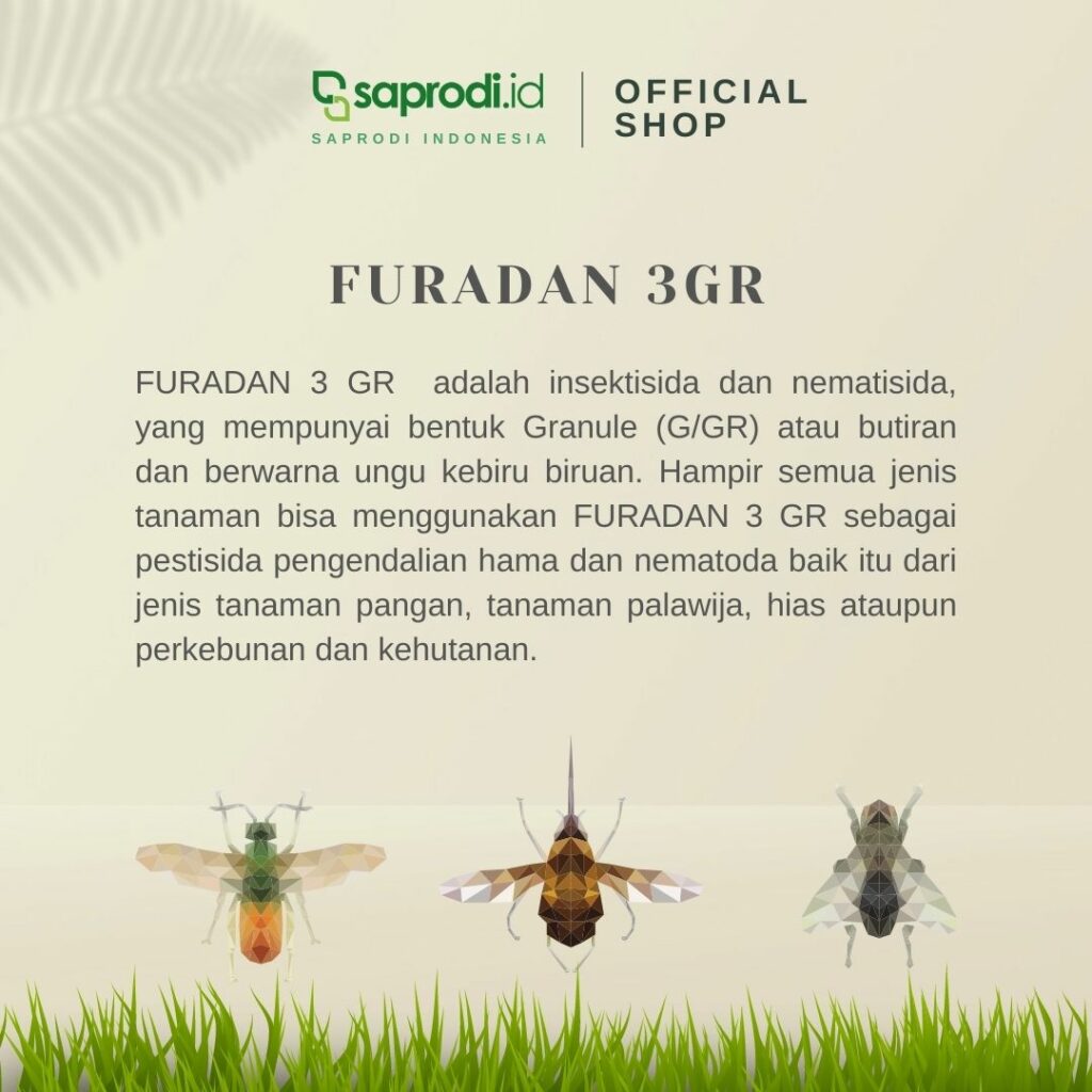 FMC - FURADAN 3GR Insektisida Nematsida Sistemik Racun Kontak dan ...