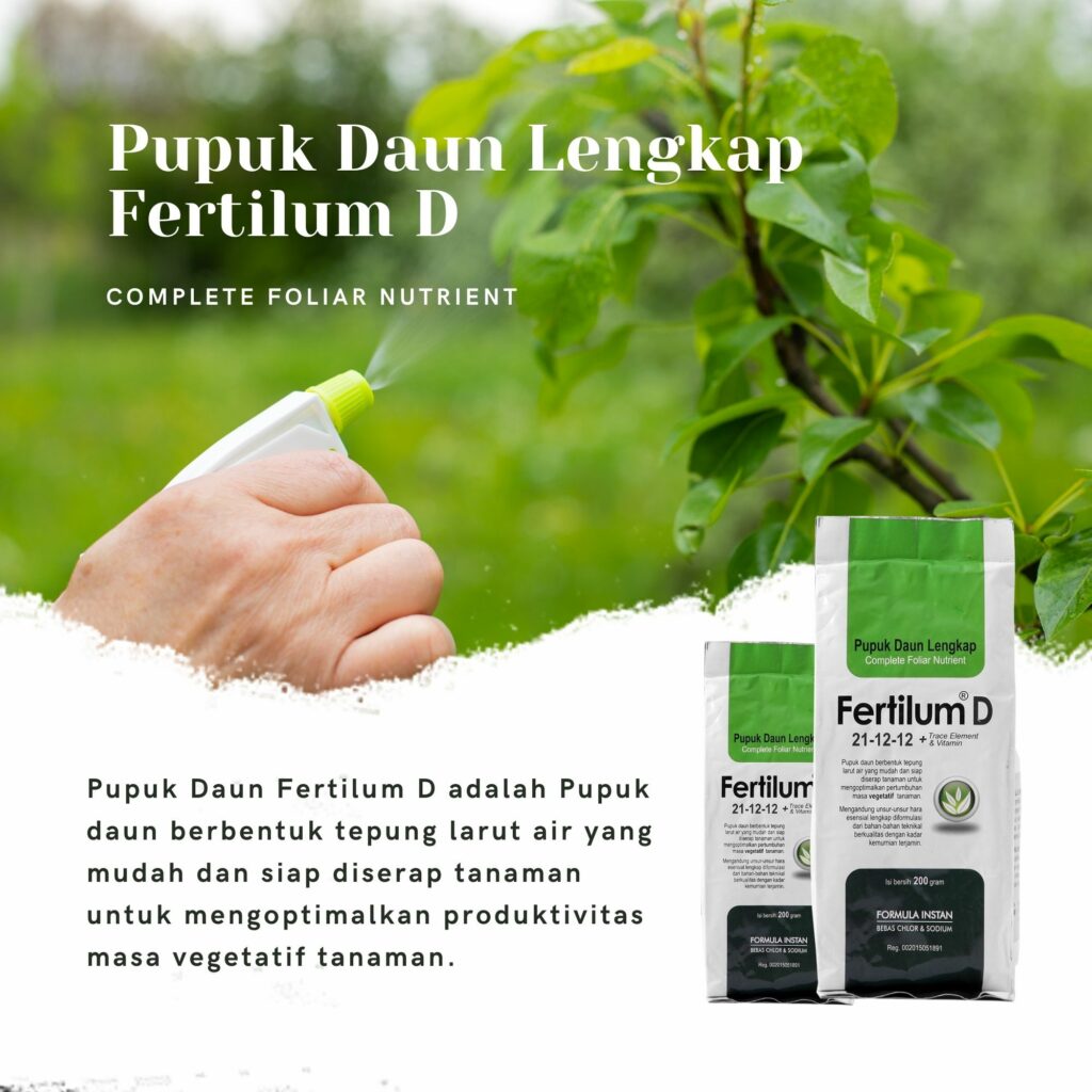 Agro Nusa Mandiri - Pupuk Daun Lengkap Fertilum D - 200 gram – Saprodi ...