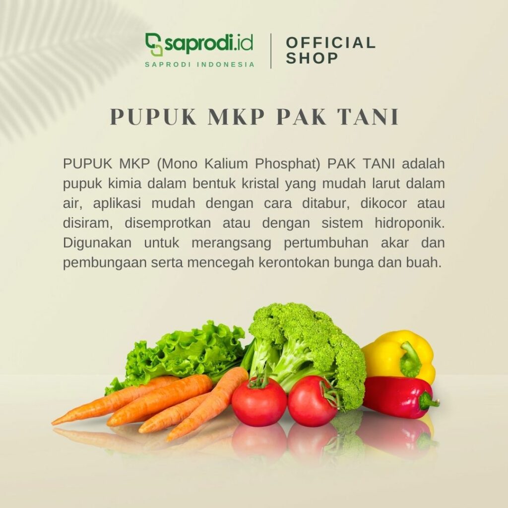 Saprotan Utama - MKP Pak Tani Pupuk Kristal - 1 kilogram – Saprodi ...