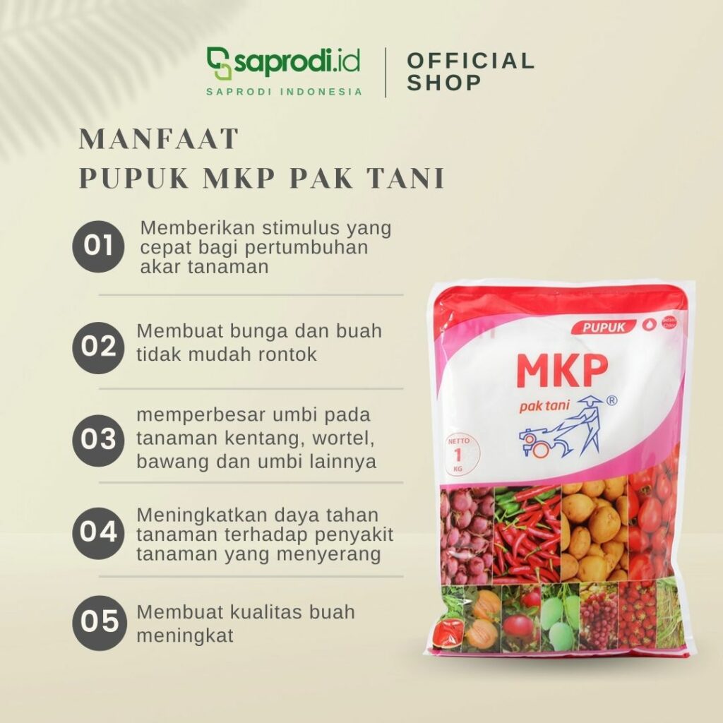 Saprotan Utama - MKP Pak Tani Pupuk Kristal - 1 kilogram – Saprodi ...