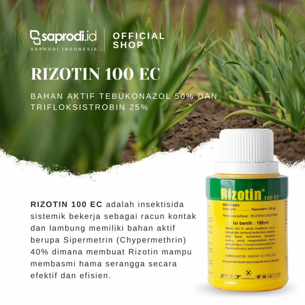 Uni Agro - RIZOTIN 100EC Insektisida Racun Sistemik, Kontak dan Lambung ...