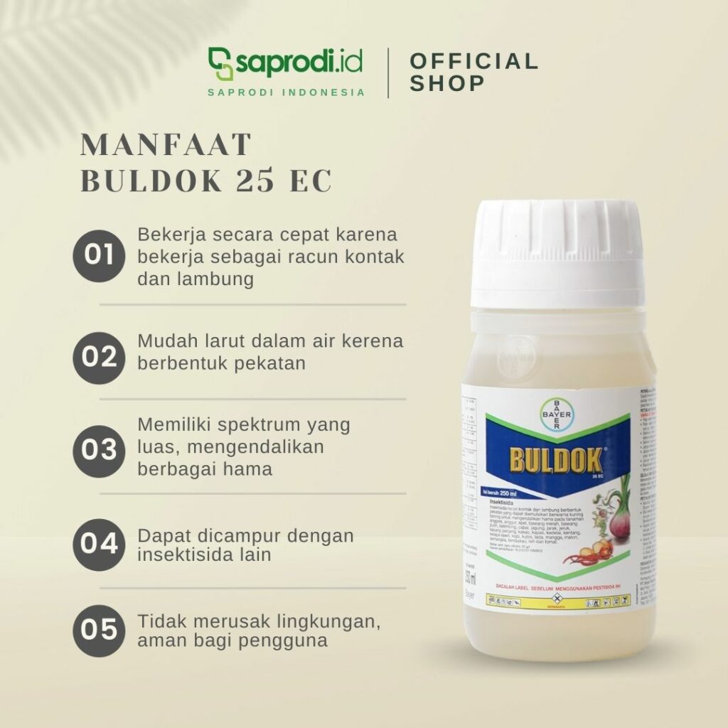 Bayer - BULDOK 25EC Insektisida Racun Kontak dan Lambung - 250 ml ...