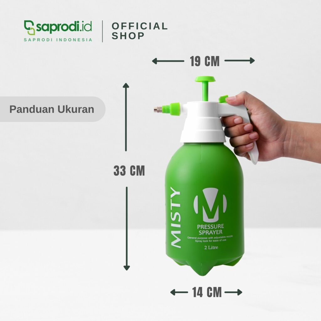 Misty - Botol Semprot Tanaman Pressure Sprayer Manual - 2 liter ...