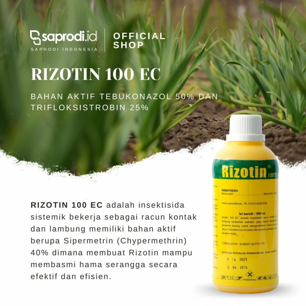Uni Agro - RIZOTIN 100EC Insektisida Racun Sistemik, Kontak dan Lambung ...