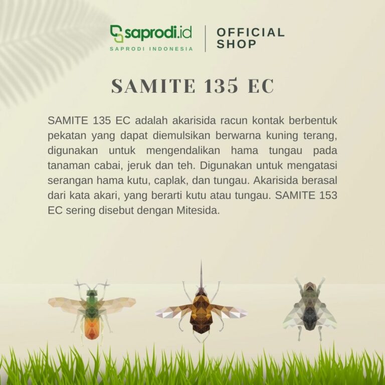 Cap Kapal Terbang - SAMITE 135 EC Insektisida Akarisida Racun Kontak ...