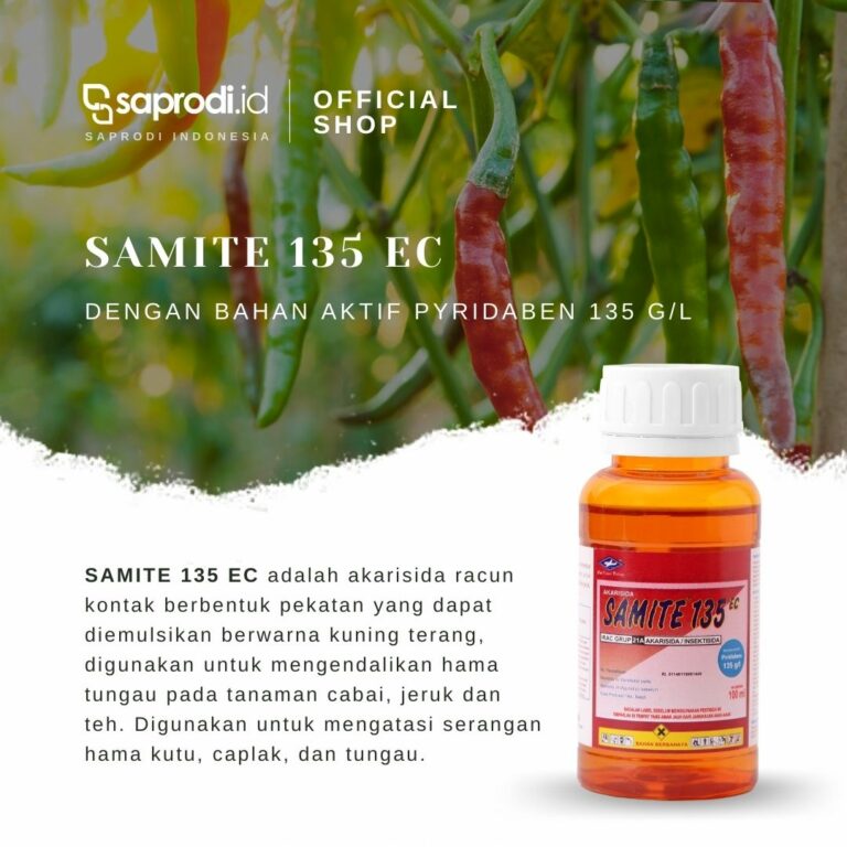 Cap Kapal Terbang - SAMITE 135 EC Insektisida Akarisida Racun Kontak ...