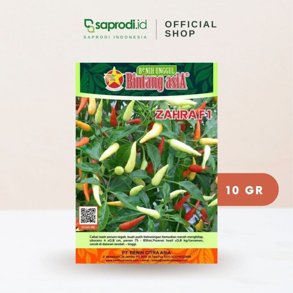 Bintang Asia - Benih Cabai Rawit Zahra F1 - 10 gram – Saprodi Indonesia